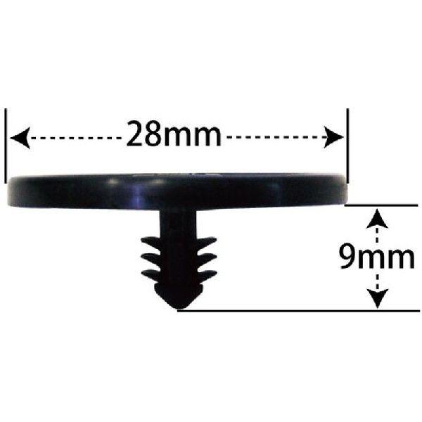 ボンネットインシュレーター クリップ 日産 50個 シルビア ローレル ラフェスタ エルグランド 純正番号 65846-30F00 CN ...