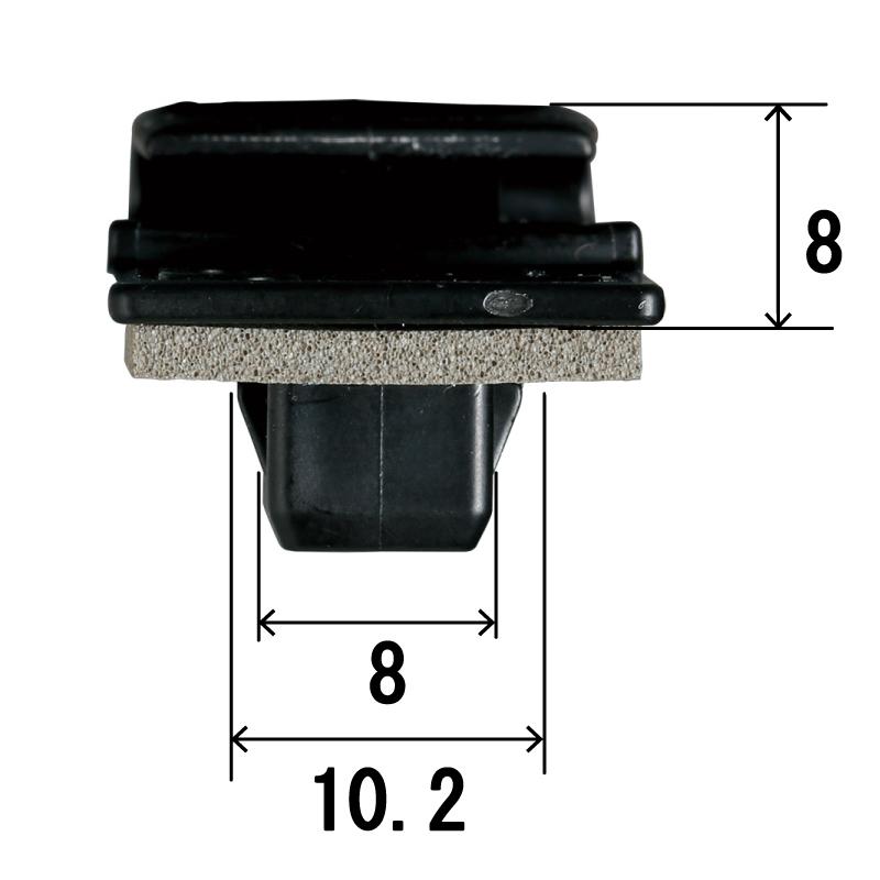 内張クリップ リアライセンスプレート リベット ホンダ '06パートナー/'10フリードスパイク/'11CR-V/'11N-BOXカスタム 他 ...