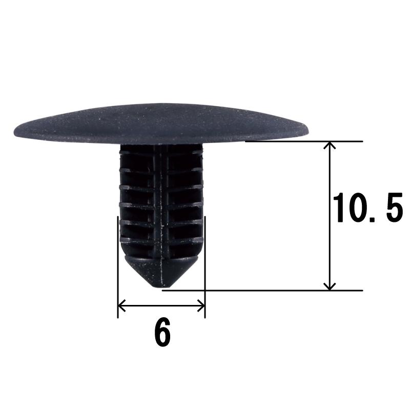 内張クリップ フードインシュレーター リベット マツダ '17.02 CX-5 純正番号 TD11-56-694 10個入 NM-452 ...