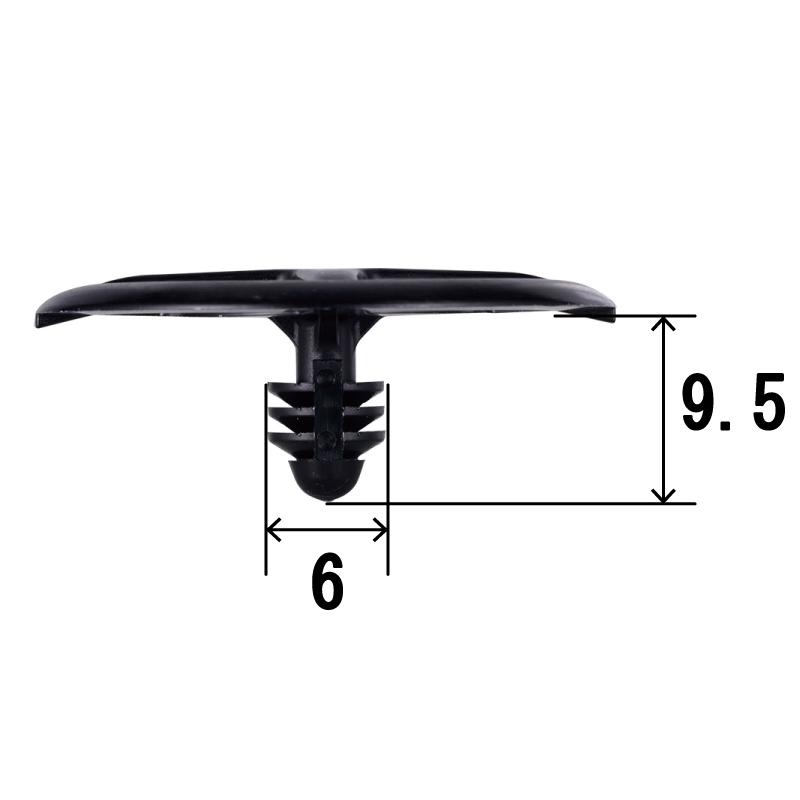 内張クリップ ボンネットインシュレーター 10個 プッシュリベット クリップ ニッサン 純正番号 F5846-30F00 自動車 car ...