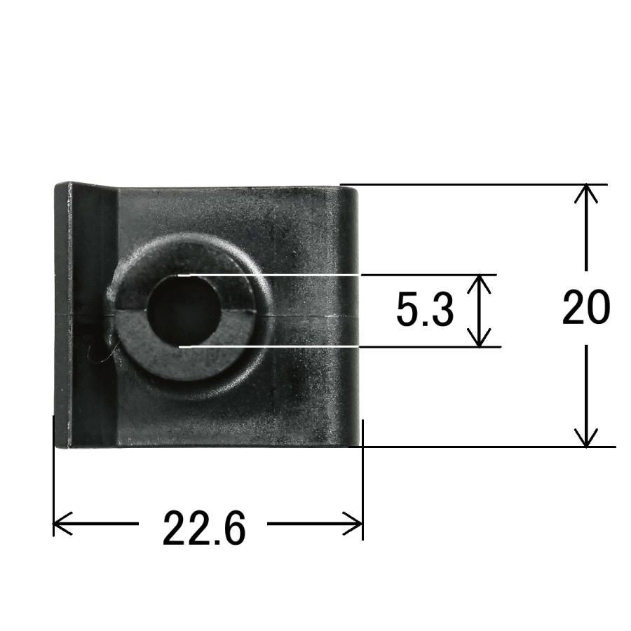 内張クリップ 10個入 フロントアンダーカバー プッシュリベット トヨタ 20ヤリス CT-741 NT-741 純正番号 90179 ...