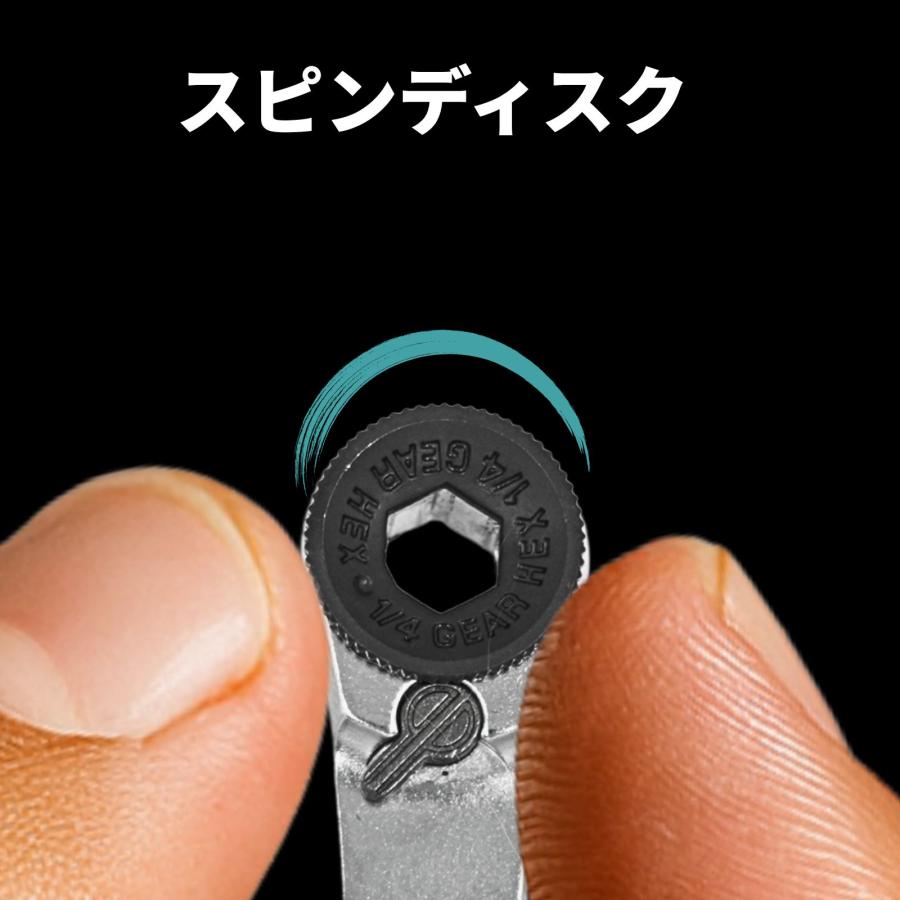 PWT ビットラチェット ソケットレンチビットセット 30点 C30SSSET 1/4インチ 6.35mm ソケット ビット対応 T型レンチ スーパーショートソケット 自転車 バイク ...