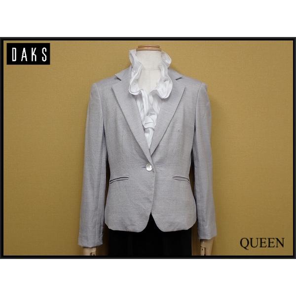 DAKS ロロピアーナ生地 1釦ジャケット・38 ダックス/テーラードシルク混ウール/@B1/24*2*1-6 : QUEEN ヤフーショッピング店 - 通販 - Yahoo!ショッピング