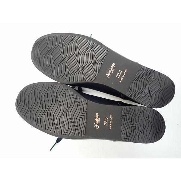 GINZA YOSHINOYA 晴雨兼用シューズ・22.5cm★ギンザ/ヨシノヤ/サイドジップ/レディース/靴/@B1/24*12*3-9 : td-24-12-2 : QUEEN ヤフー ...