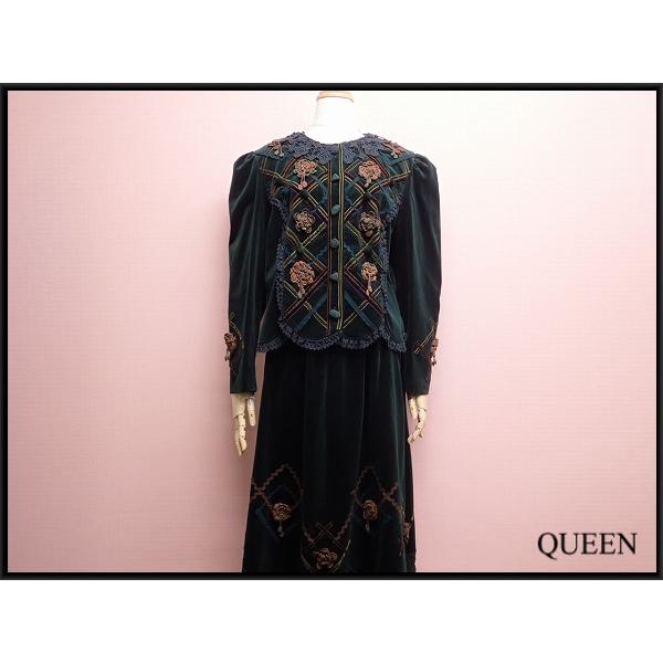 nonnondorl セットアップ ノンノンドール/フラワーモチーフ/ムッシュ榊/レース/フォークロア/レディース/@A1/24*11*3-19 : th-24-11-13 : QUEEN ...