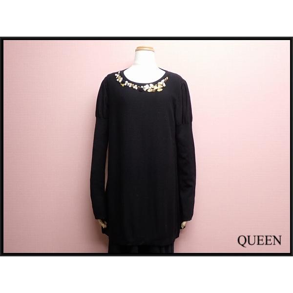 SONIA BY SONIA RYKIEL ビジューニット・46 ソニアバイソニアリキエル/チュニック/セーター/レディース/24*12*3-4 : ti-24-12-25 : QUEEN ...