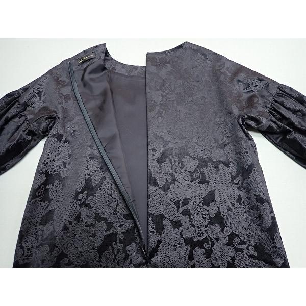 DAMA collection ワンピース・9AR ダーマコレクション/エンボス加工/7分袖/レディース/25霜2-21 : QUEEN ヤフーショッピング店 - 通販 - Yahoo!ショッピング