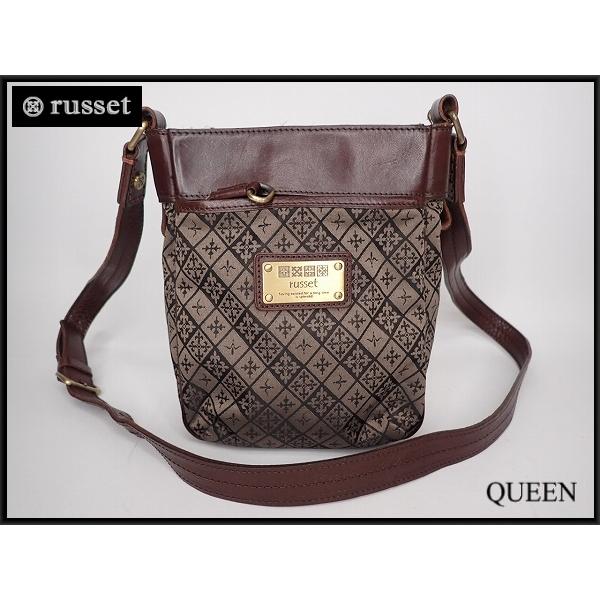 russet ショルダーバッグ★ラシット/モノグラム/レザー/23*8*1-16 : QUEEN ヤフーショッピング店 - 通販 - Yahoo!ショッピング