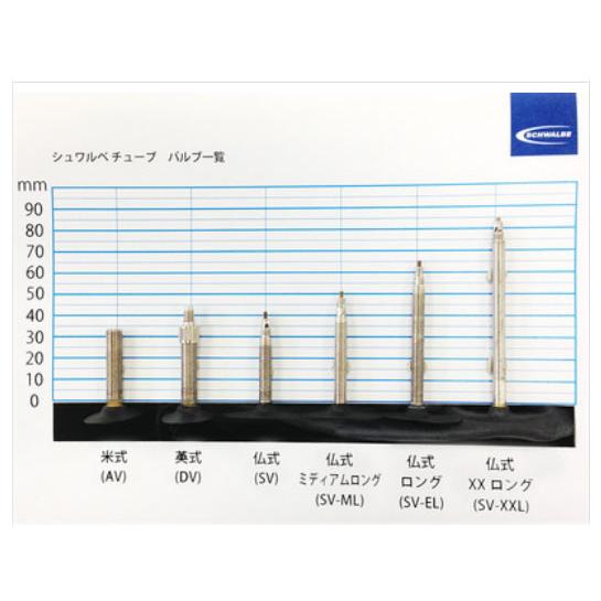 SCHWALBE シュワルベ TUBE チューブ 5A-SV 箱入り 18x1.75/2.35 : 自転車のQBEI Yahoo!店 - 通販 - Yahoo!ショッピング