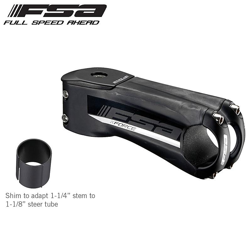 FSA エフエスエー K-FORCE LIGHT CARBON STEM（Kフォースライトカーボンステム）6° クランプ径：31.8mm 1-1/8 1-1/4対応 : 自転車のQBEI ...