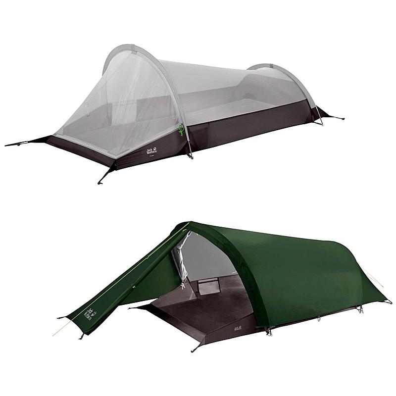 ジャックウルフスキン GOSSAMER II （ゴッサマーII）2人用テント Jack Wolfskin :pi-650380:自転車の ...