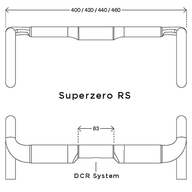 Deda DEDA デダ SUPER ZERO RS CARBON BAR スーパーゼロRSカーボンバー クランプ径：31.7MM : 自転車のQBEI Yahoo!店 - 通販 ...