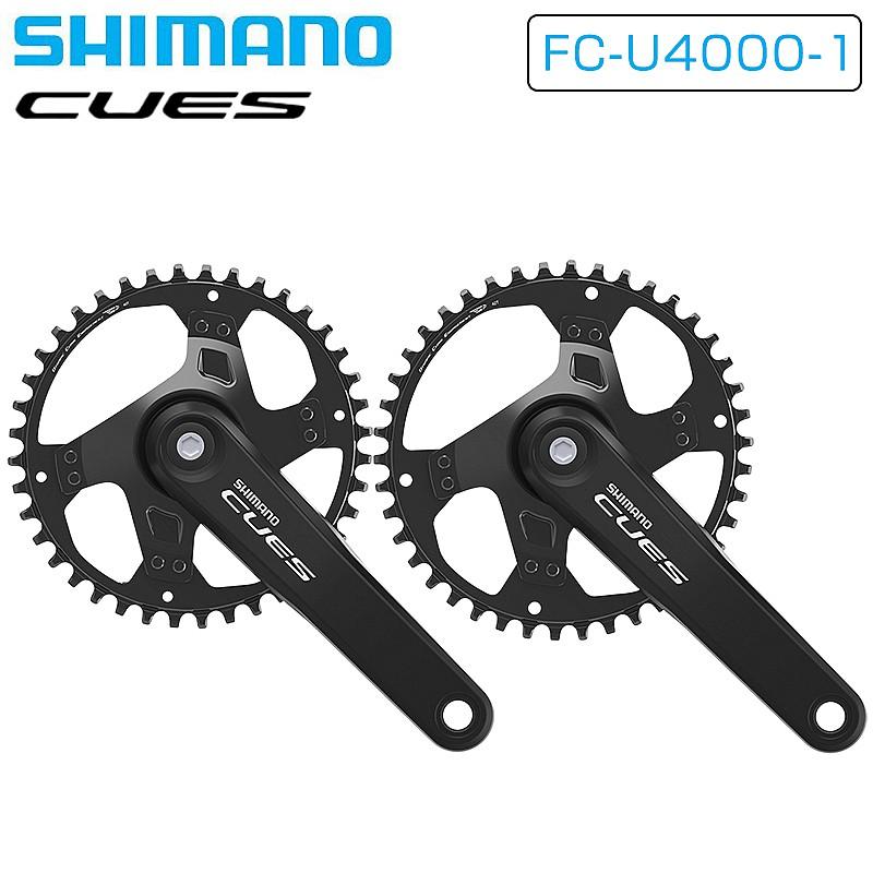 シマノ（SHIMANO） FC-U4000-1 クランクセット9/10/11スピード 40T 42T CG無 CUES SHIMANO ...
