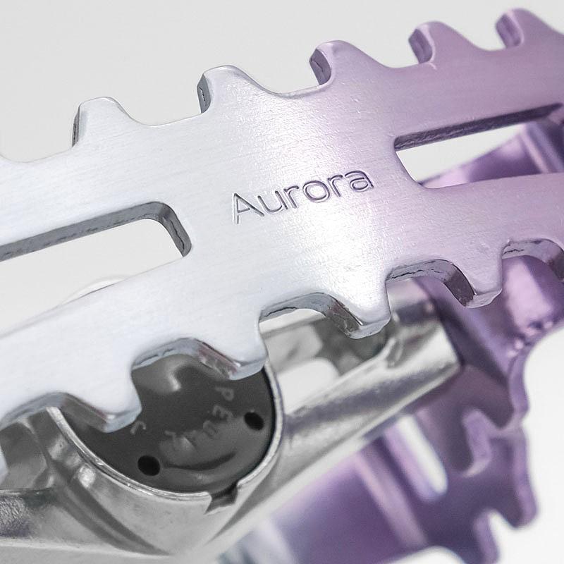 三ヶ島製作所 ミカシマペタル AURORA PEDAL（オーロラペダル）PURPLE/SILVER MKS : 自転車のQBEI Yahoo!店 - 通販 - Yahoo!ショッピング