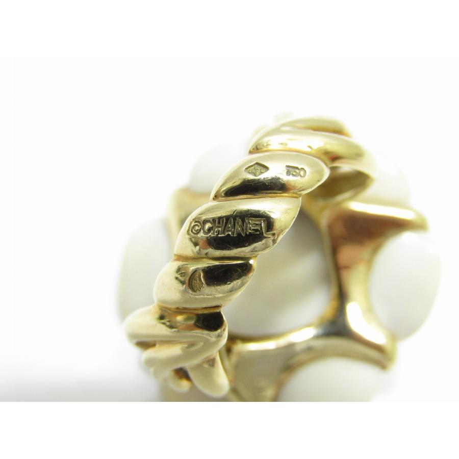 状態良好 CHANEL シャネル カルセドニー カメリアモチーフ リング 750 K18 13.4g 約12.5号 : z-3030-o : リサイクルショップフリマックス - 通販 ...
