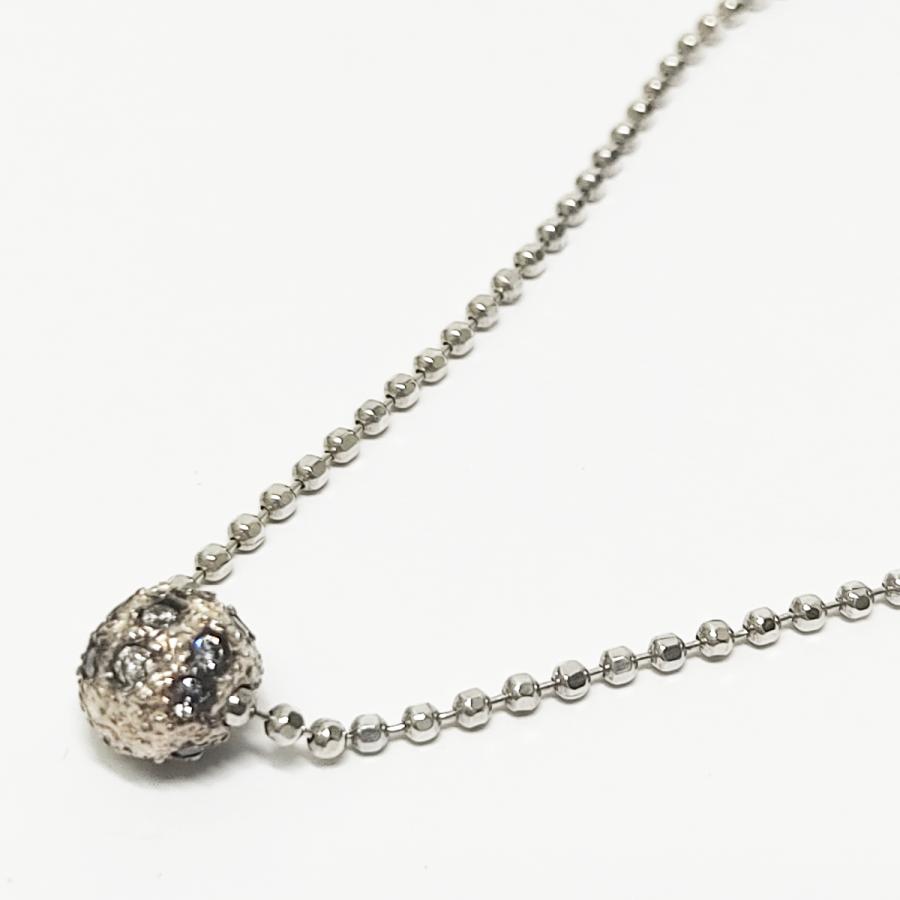 Folli Follie フォリフォリ ボールチャーム ネックレス Sv925 Folli Follie フォリフォリ ボールチャーム ネックレス Sv925