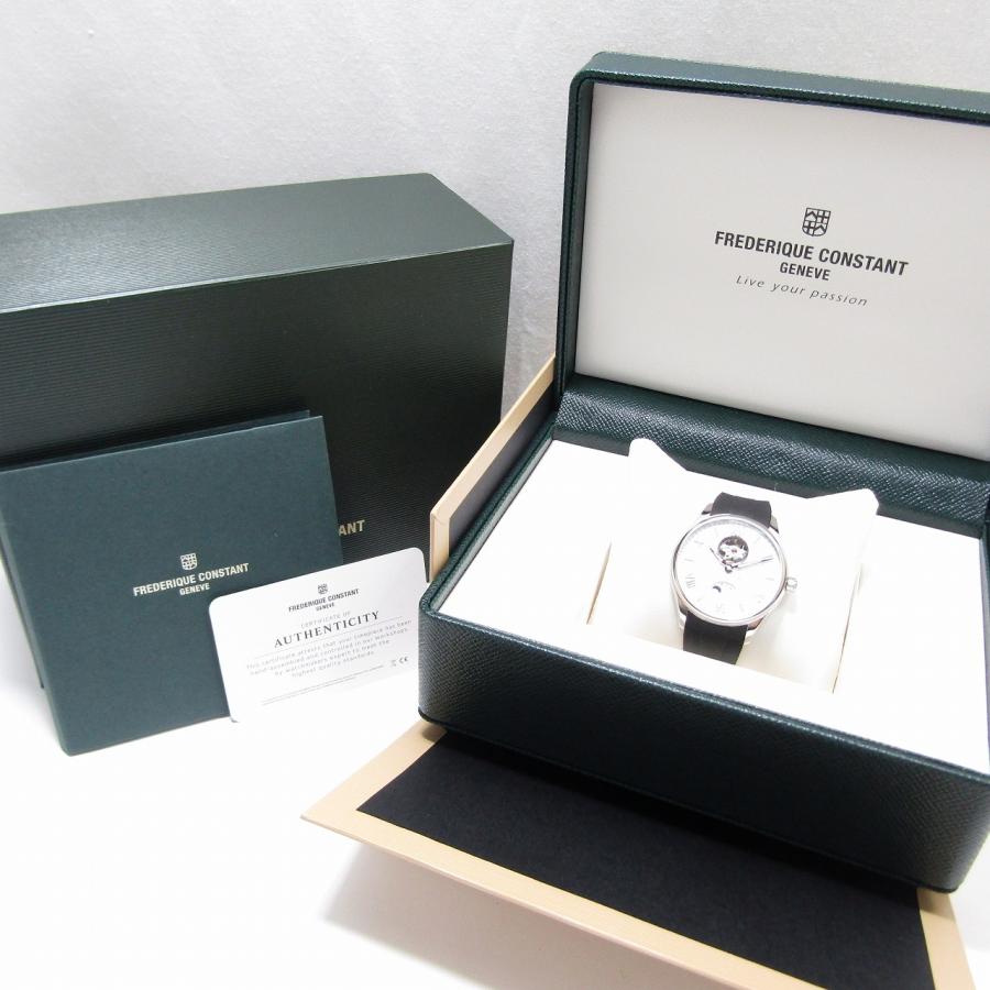 未使用品 FREDERIQUE CONSTANT フレデリック コンスタント ムーンフェイズ メンズ腕時計 自動巻き 裏スケルトン FC-320X5B2 ケース・ギャランティカード付き ...