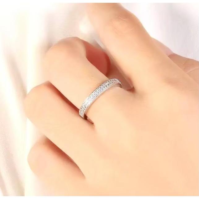 sonaダイヤモンド 2段 フル エタニティ シルバー925製 リング プラチナ : sonafullslplr0624 : QPeanuts - 通販 - Yahoo!ショッピング