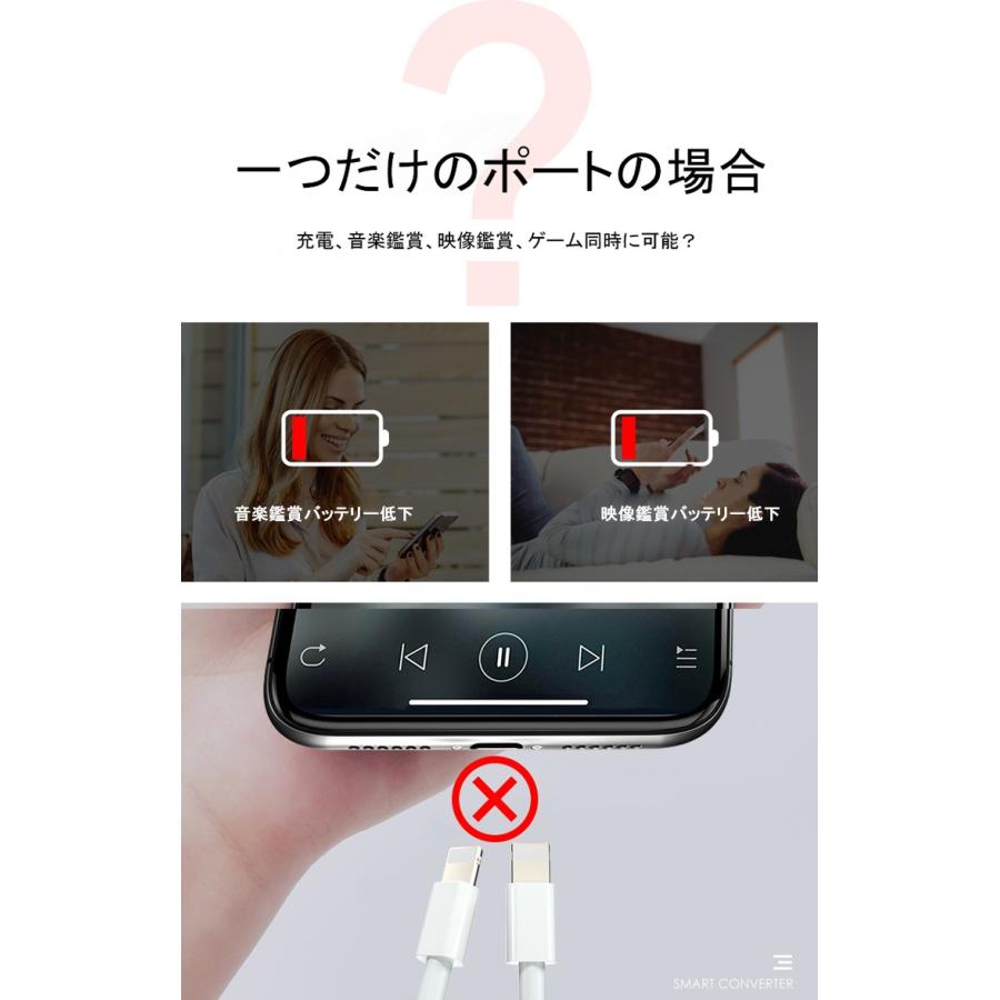 iPhone イヤホン 変換アダプター 3.5mm×Lightning ライトニング iPhone イヤホン 変換アダプター 3.5mm×Lightning ライトニング