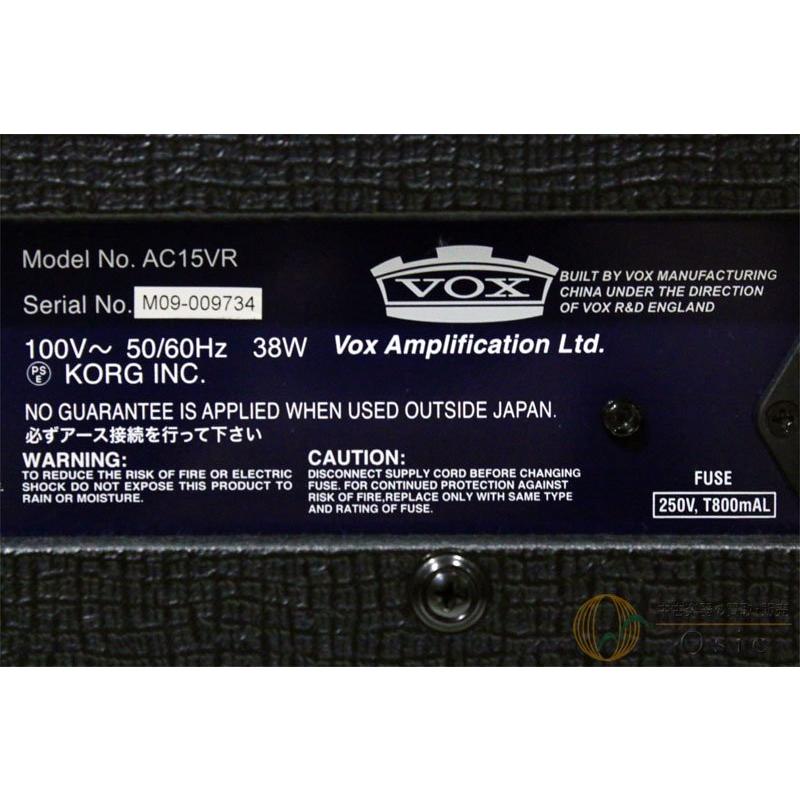 [超美品] VOX AC15VR [VJ390] : 中古楽器専門店Qsic - 通販 - Yahoo!ショッピング