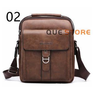 バッグ メンズ ショルダーバッグ ビジネスバッグ 革 通勤 通学 斜めがけバッグ オシャレ シンプル 軽量 実用 自転車 かばん 男性 ブラウン 黒 : q2272 : QUE - 通販 ...