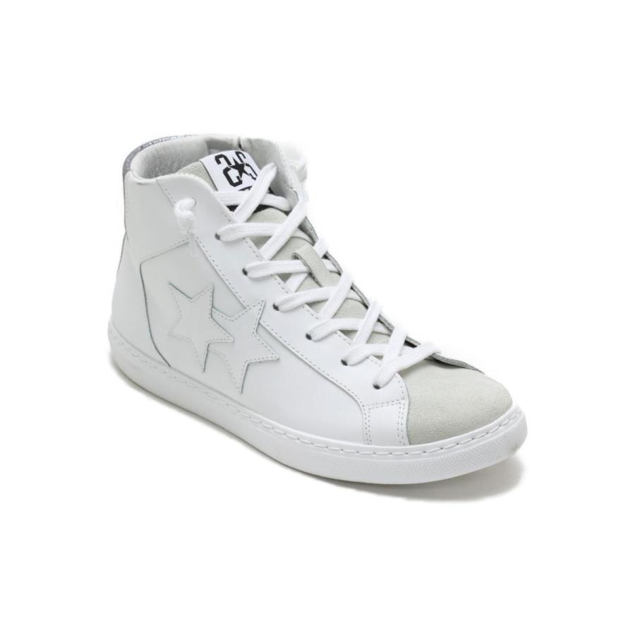 2STAR 2☆スター / 2☆STAR メンズ レディース ユニセックス 男女兼用 スニーカー 2s075 whivsv ハイカットレザー ...