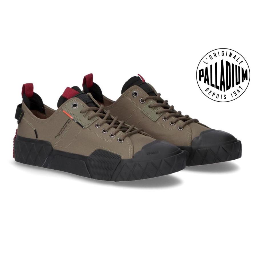 PALLADIUM パラディウム メンズ カジュアルシューズ エース シティー シェル ロー ダスキーグリーン 79132i dugr ...