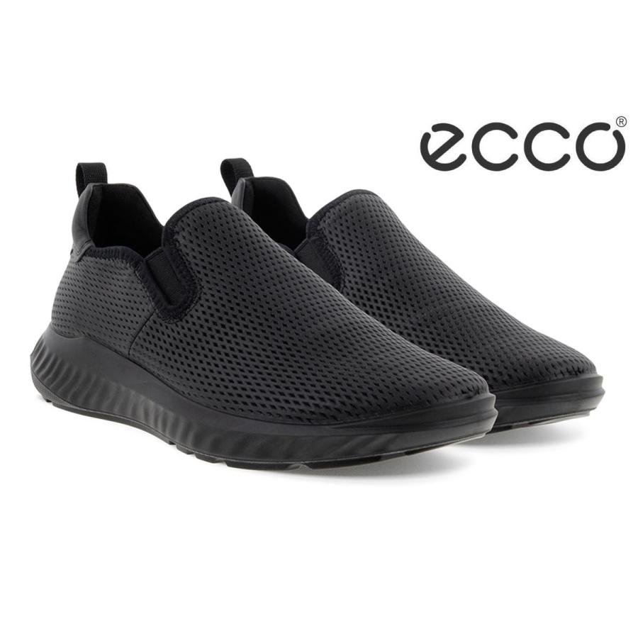 ecco エコー / ECCO メンズ スニーカー 834924bkbk エコー/レザースニーカースリッポン ブラックブラック : Queen Classico Yahoo!ショップ - 通販 ...