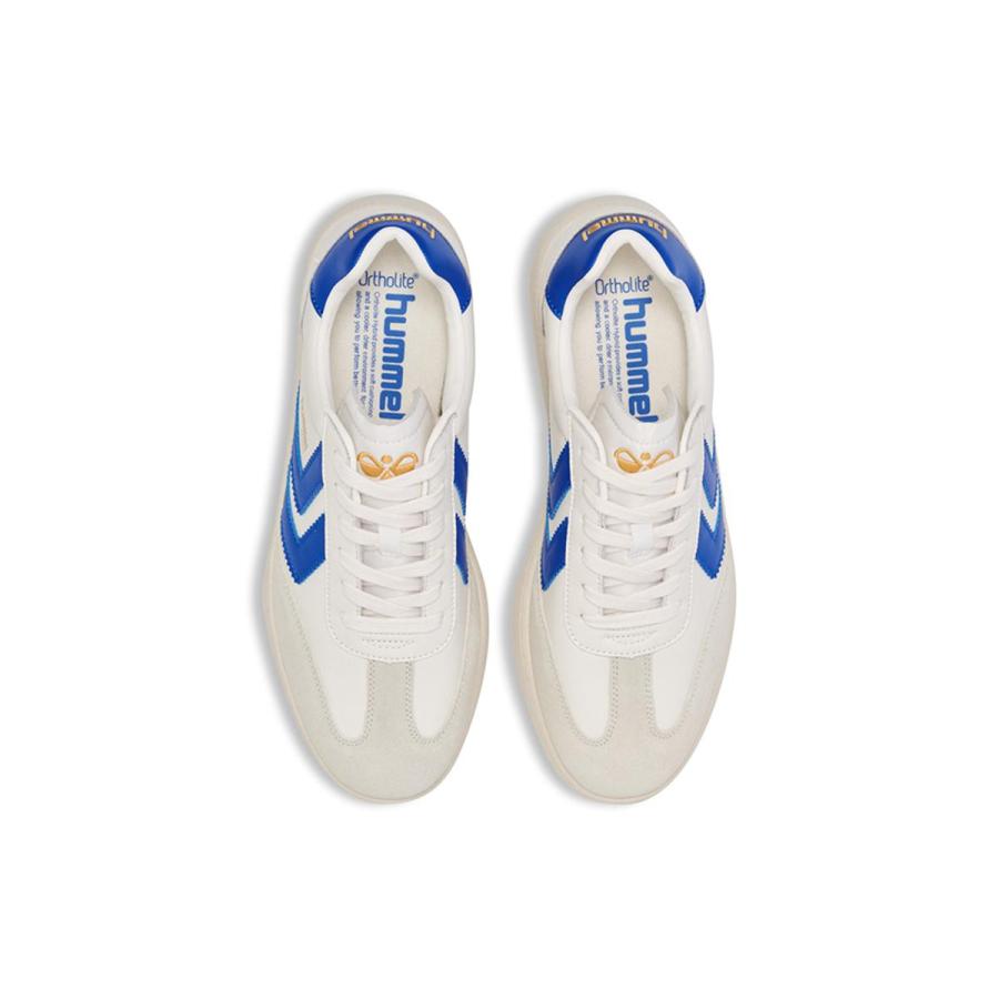 hummel ヒュンメル メンズ スニーカー ホワイトブルー hm224160 whbl : Queen Classico Yahoo!ショップ - 通販 - Yahoo!ショッピング