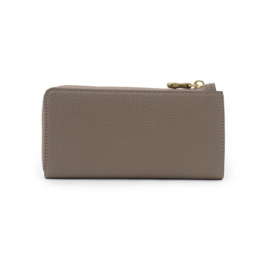 TOFF&LOADSTONE トフ＆ロードストーン Lジップ ロング ウォレット シュリンク グレージュ 国産(日本製) TOFF ...