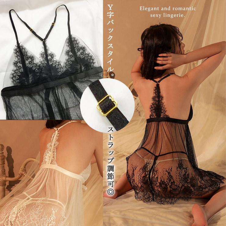 ベビードール 大きいサイズ レディース 下着 セクシー キャミワンピ ネグリジェ チュールレース LL 3L 4L : プラスサイズ女子のお洋服&下着専門店クイーン - 通販 - Yahoo ...