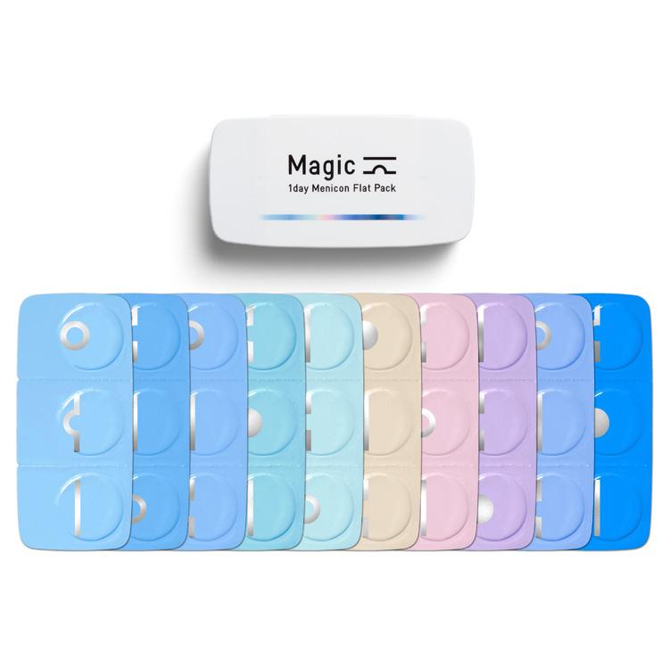 Magic ワンデーメニコンマジック 1DAY Menicon Flat Pack (1箱30枚)( メニコン クリアコンタクト ワンデー ...