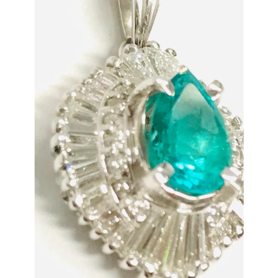 PT900プラチナ ペアシェイプエメラルド ダイヤモンドネックレス E0.77ct/D0.76 qoj.YR312 : QUEEN OFF Yahoo!ショッピング店 - 通販 - Yahoo ...