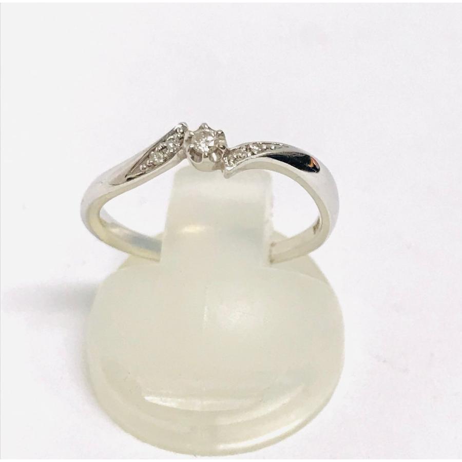 4℃ K18WG ホワイトゴールド 一粒ダイヤ×メレダイヤ リング 10号 qoj.YU403 : QUEEN OFF Yahoo!ショッピング店 - 通販 - Yahoo!ショッピング