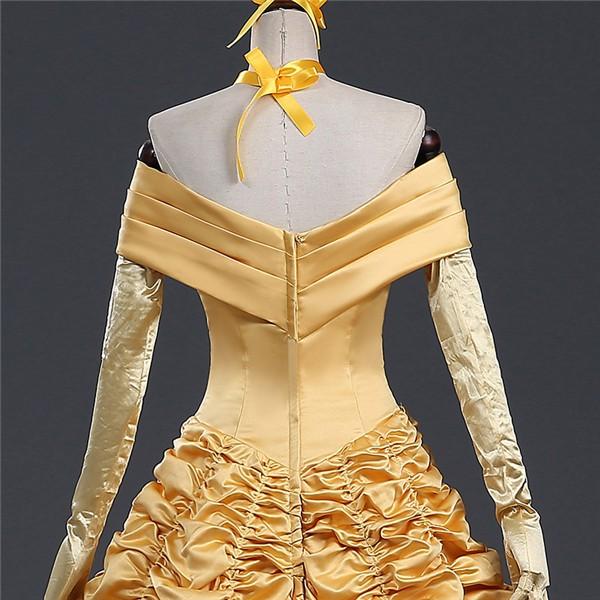 WL432 コスプレ衣装 プリンセスドレス 美女と野獣 プリンセス ベル ロング ドレス イベント 仮装 宴会 : queenstyle ...