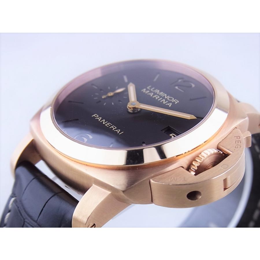 OFFICINE PANERAI パネライルミノールマリーナ1950スリーデイズオートマチックオロロッソPAM00393中古 : クエリ ...