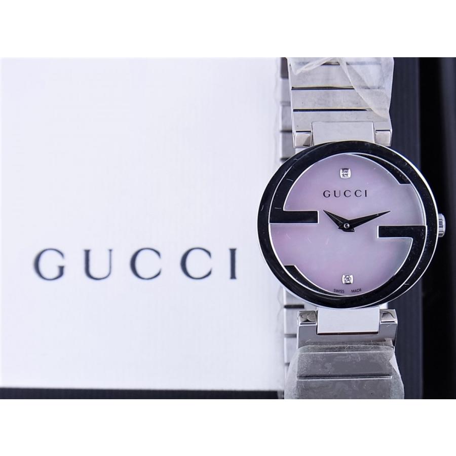 GUCCI（グッチ） グッチインターロッキングダイヤクオーツYA133505 新品 : クエリ ヤフー店 - 通販 - Yahoo!ショッピング