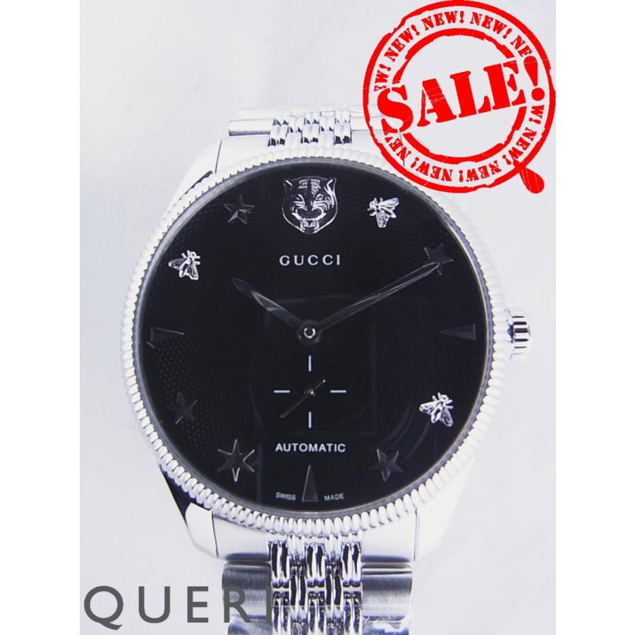 GUCCI グッチ Gタイムレス オートマティック ブラック文字盤YA126353新品 : クエリ ヤフー店 - 通販 - Yahoo!ショッピング