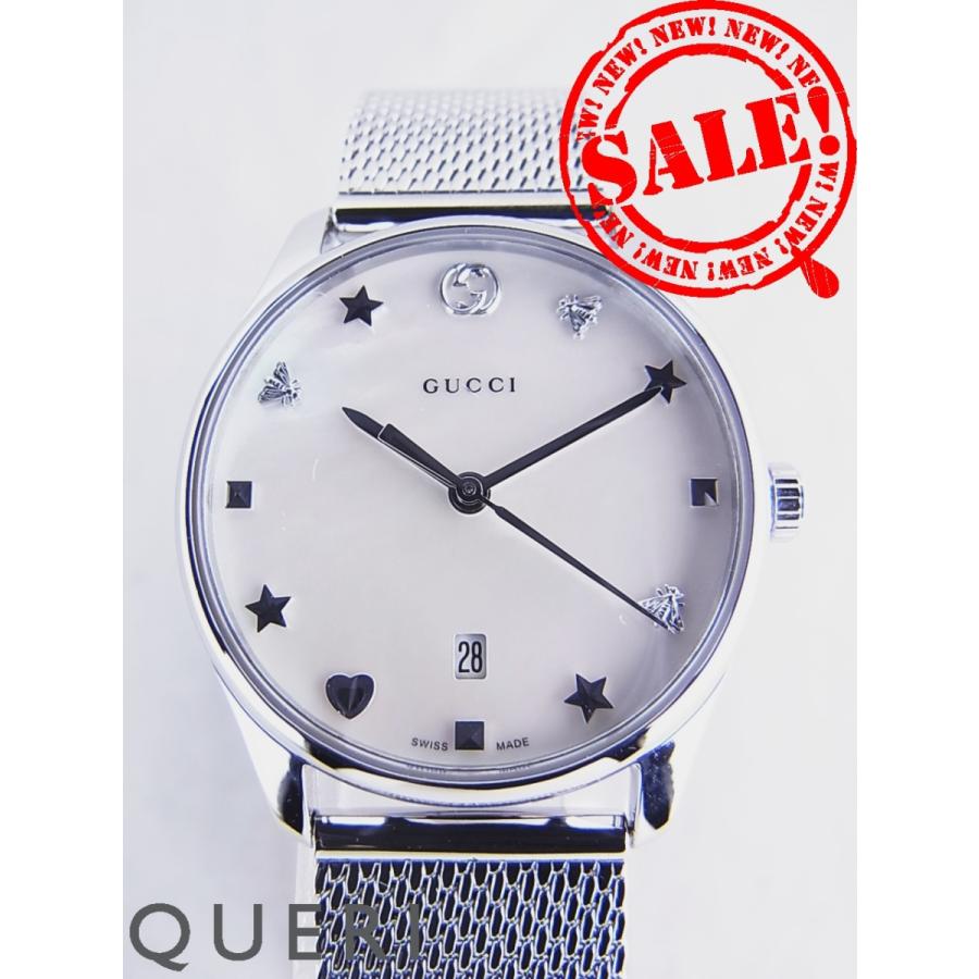 GUCCI（グッチ） Gタイムレス ホワイトシェル レディース クオーツYA126583新品 : クエリ ヤフー店 - 通販 - Yahoo ...