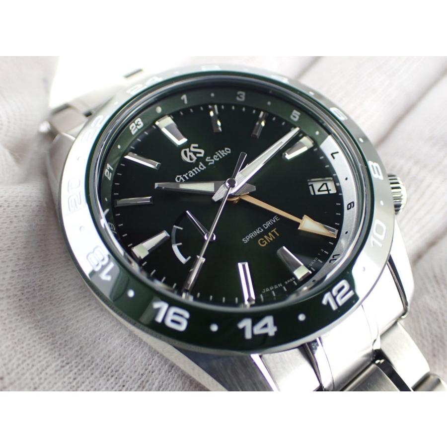 Grand Seiko グランドセイコー スプリングドライブ GMT グリーン文字盤 SBGE257(9R66-0BB0) 新品仕上げ済 : クエリ ヤフー店 - 通販 - Yahoo!ショッピング
