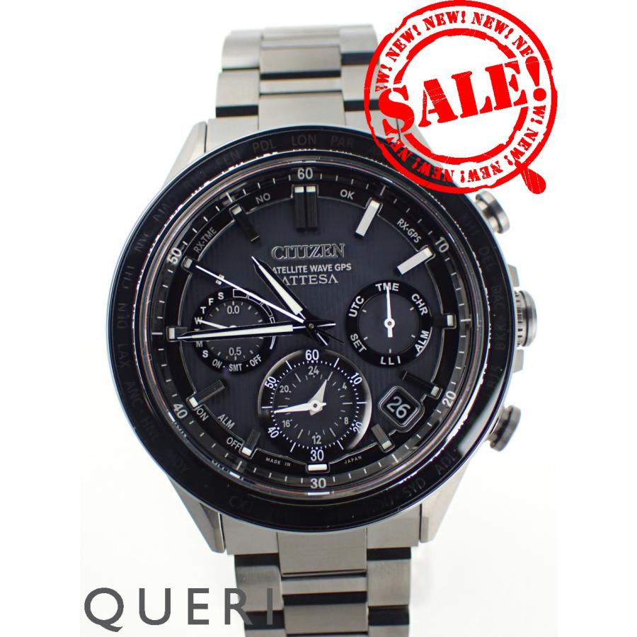 ATTESA（CITIZEN） シチズン アテッサ アクトライン エコドライブ ブラックチタン CC4055-65E(F950-0029S01 ...