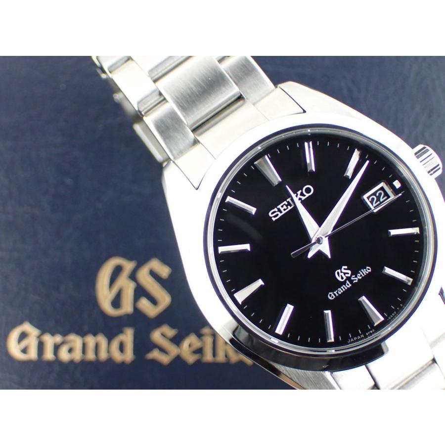 Grand Seiko グランドセイコー 生産終了 9Fクオーツ デイト ブラック文字盤 SBGV023(9F82-0AF0) 新品仕上げ済 ...