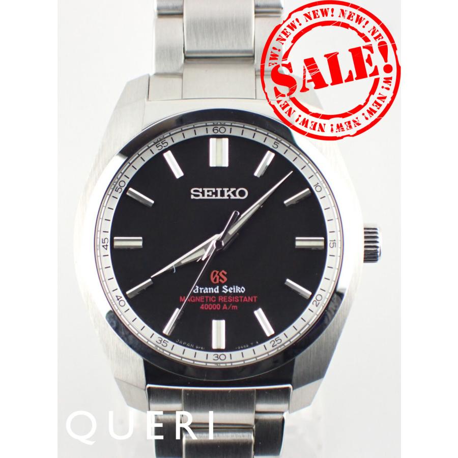 Grand Seiko グランドセイコー 生産終了 9Fクォーツ 強化耐磁 ブラック文字盤 SBGX093(9F61-0AD0) 中古美品 ...