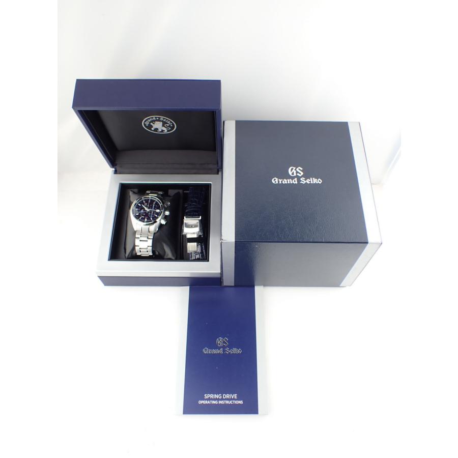 Grand Seiko グランドセイコ― スプリングドライブ 和光創業70周年モデル 数量限定 ブルー文字盤 SBGC225(9R86 ...