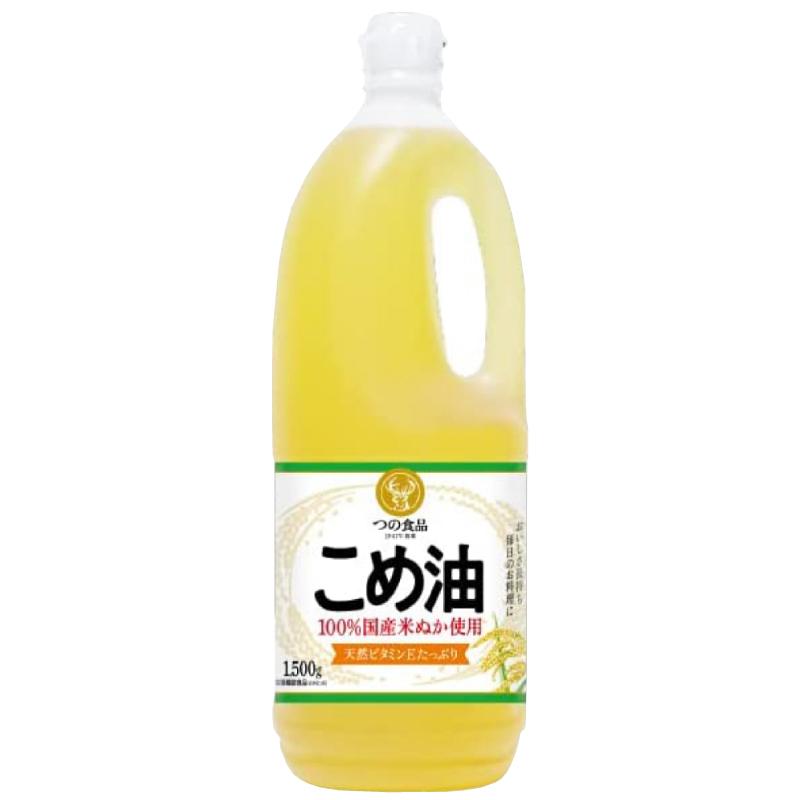 築野食品工業 TSUNO 築野食品 国産 こめ油 (米油) 1500g ×6本 送料無料 : クイックファクトリーアネックス - 通販 - Yahoo!ショッピング