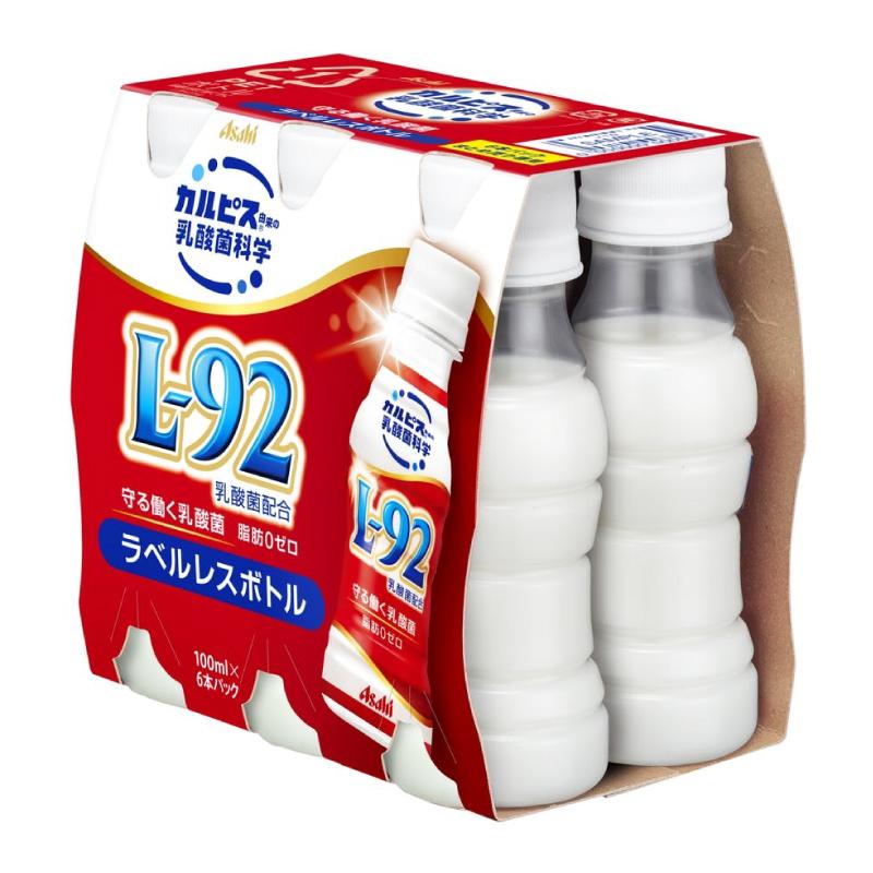 アサヒ飲料 カルピス 守る働く乳酸菌W ラベルレスボトル PET 100ml 90本 (30本入×3ケース) L-92乳酸菌 送料無料 :5336:クイックファクトリーアネックス - 通販 ...