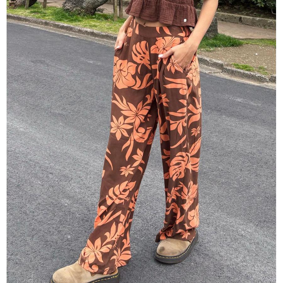 ROXY 【28日-1日はボーナスストア+10％】セール SALE ロキシー MIDNIGHT AVENUE CREPE ロングパンツ 長 ...