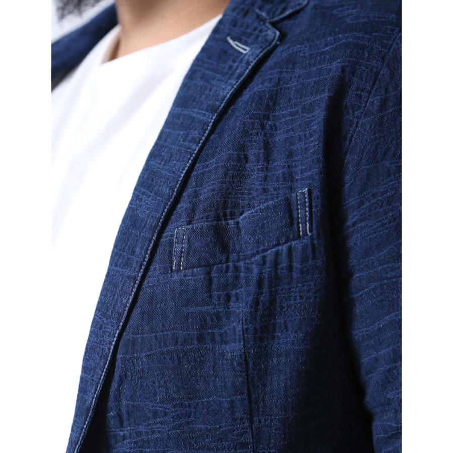 大きいサイズ Gジャン デニムジャケット メンズ barassi(バラシ) 日本製 イタリア生地 2L(50) 3L(52) カジュアル 青 春 夏 秋 冬 : 大きいサイズ専門店 ...