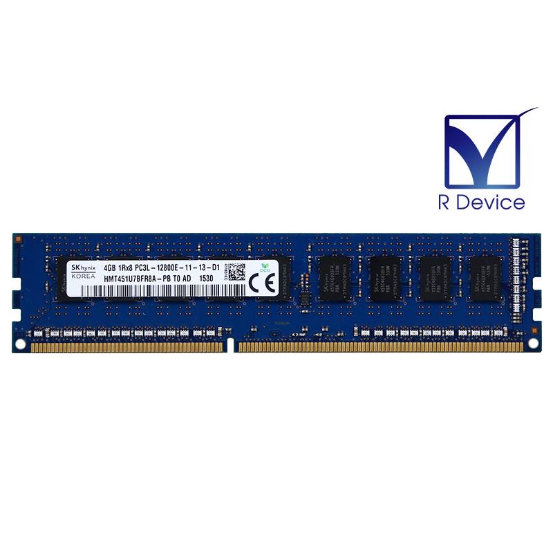 HMT451U7BFR8A-PB SK Hynix 4GB PC3L-12800E DDR3-1600 ECC Unbuffered 1.35V 240pin【中古メモリ ...