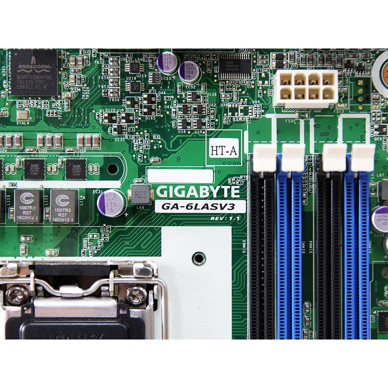 GA-6LASV3 Rev. 1.1 HT-A GIGA-BYTE Technology マザーボード Intel C224 Chipset/LGA1150/HA8000/RS110 AM ...